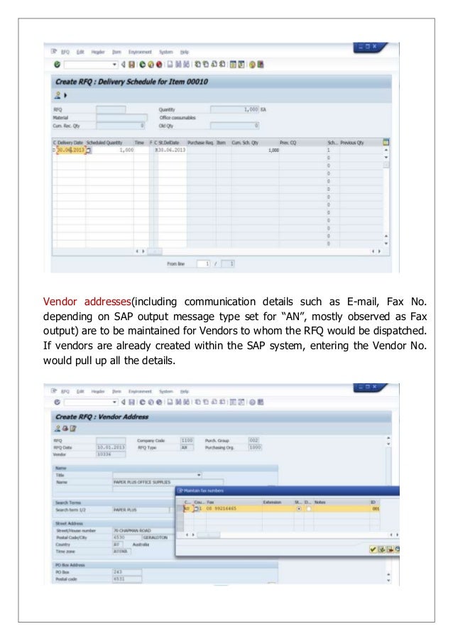 SAP MM Essential Master Data