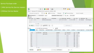 Sap mm external service management | PPTX