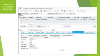 Sap mm external service management | PPTX