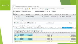 Sap mm external service management | PPTX