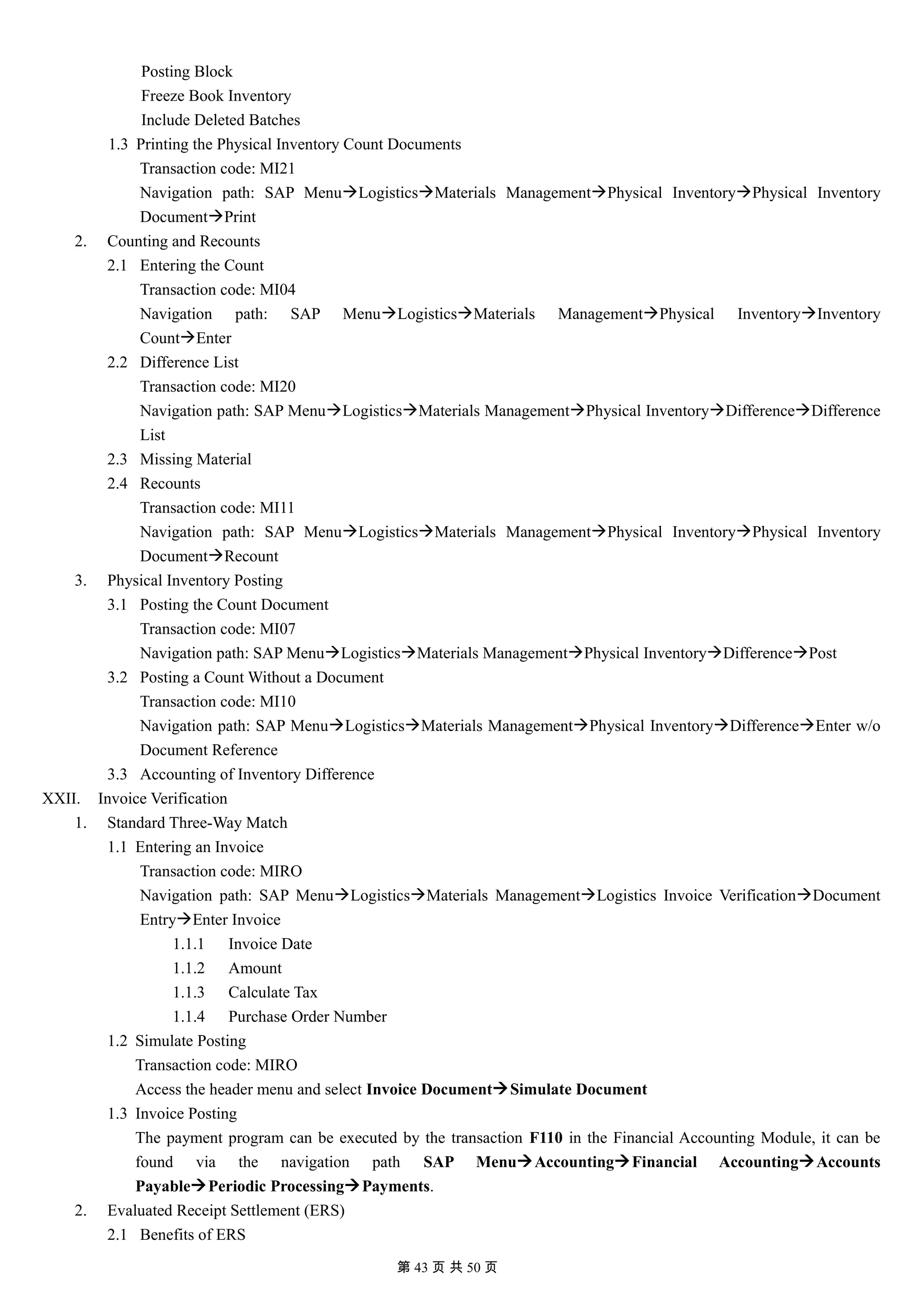 Sap Mm Functionality And Technical Configuration Doc