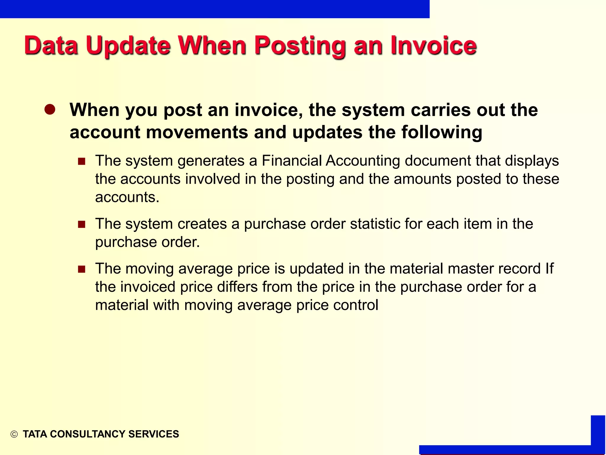 SAP MM INVOICE VERIFICATION.ppt