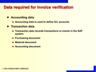 SAP MM INVOICE VERIFICATION.ppt