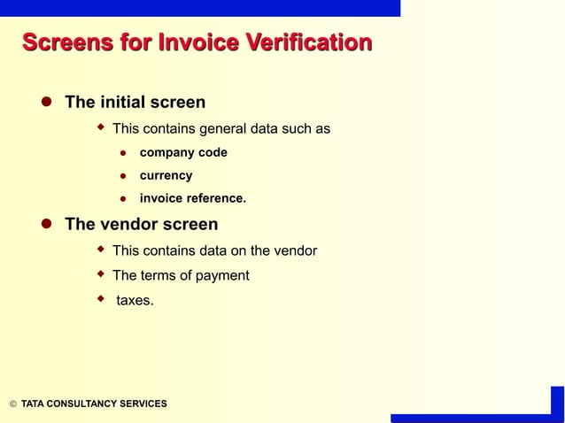 SAP MM INVOICE VERIFICATION.ppt