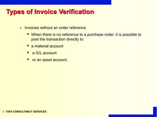 SAP MM INVOICE VERIFICATION.ppt