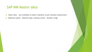 Sap mm master data | PPT