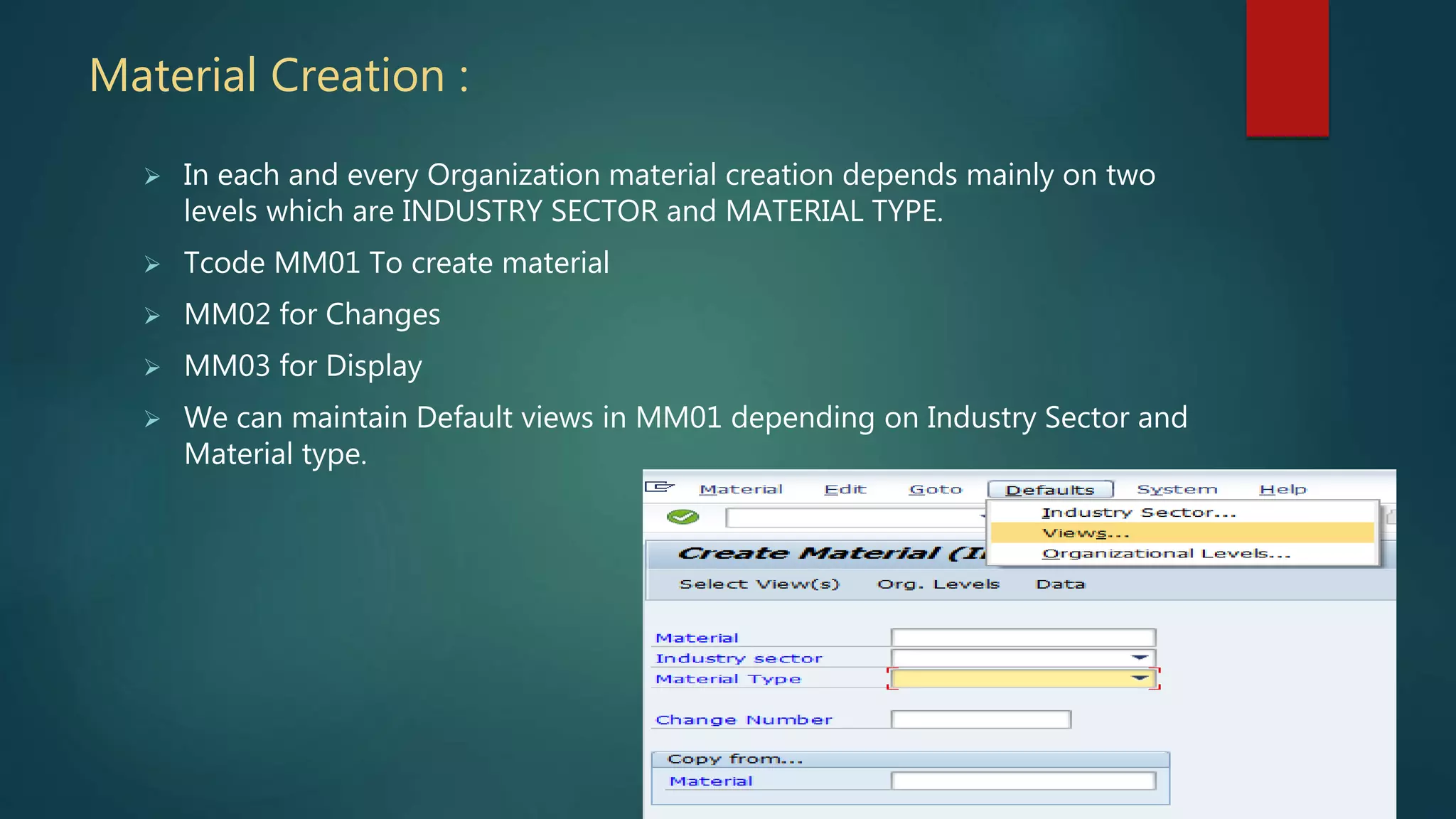 SAP MM Material Master with Configurations | PPTX