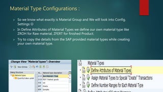 SAP MM Material Master with Configurations | PPTX