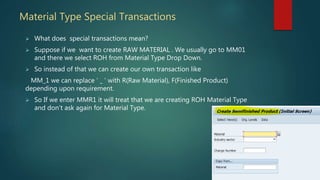 SAP MM Material Master with Configurations | PPTX