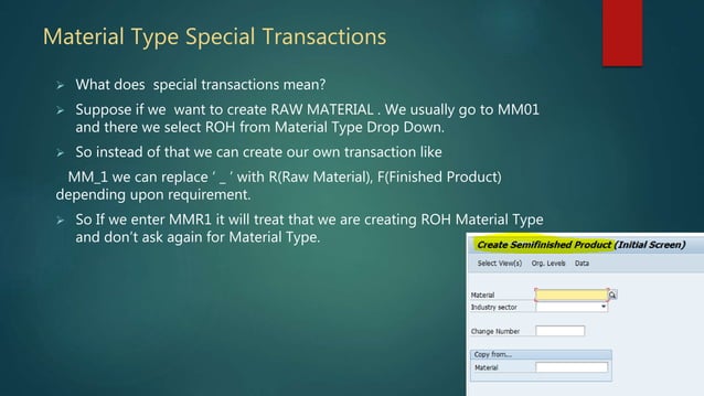 SAP MM Material Master with Configurations | PPTX