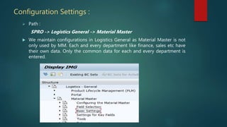 SAP MM Material Master with Configurations | PPTX