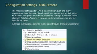 SAP MM Material Master with Configurations | PPTX
