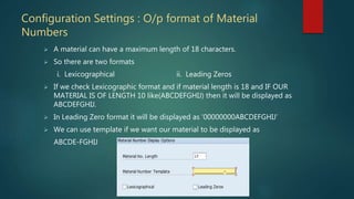 SAP MM Material Master with Configurations | PPTX