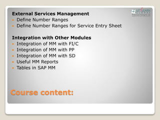 Sap mm online training letslearnglobal | PPTX | Desktop Publishing | Computer Software and ...