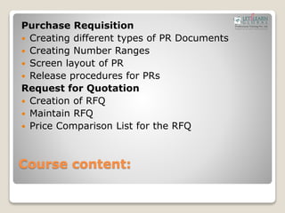 Sap mm online training letslearnglobal | PPTX | Desktop Publishing | Computer Software and ...