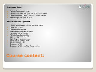 Sap mm online training letslearnglobal | PPTX | Desktop Publishing | Computer Software and ...