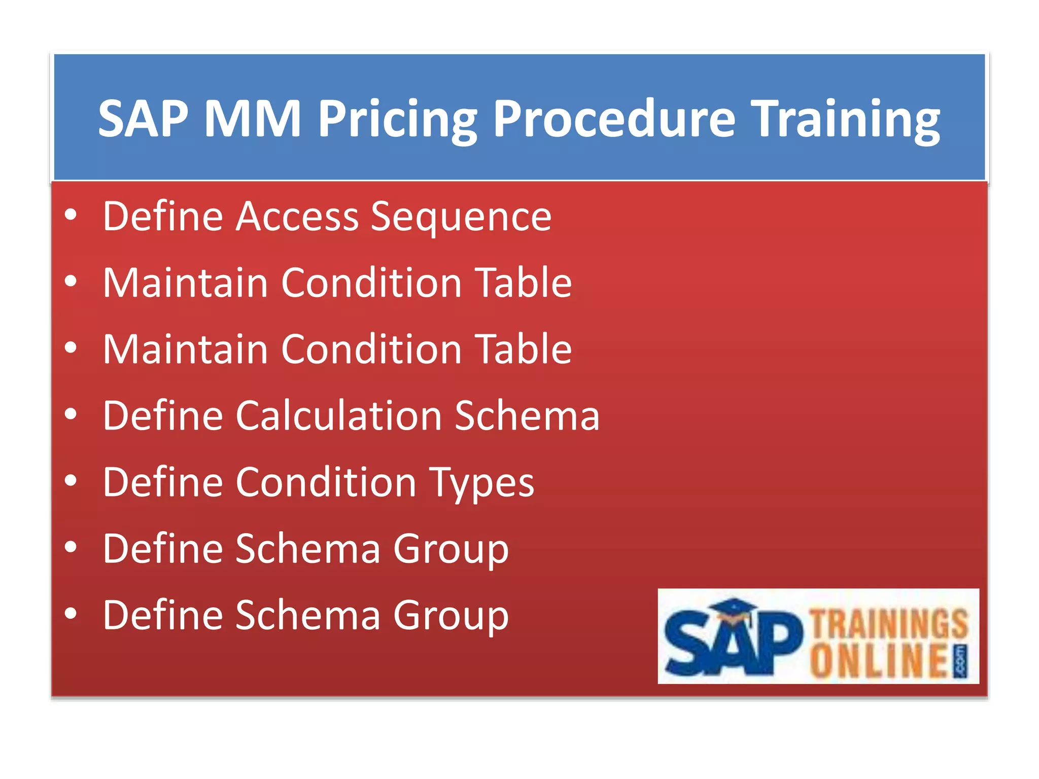 SAP MM Online Training Course | PPTX