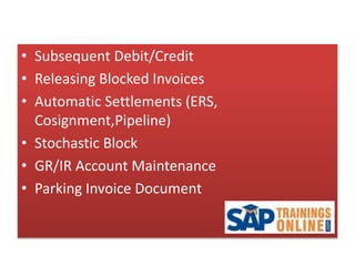 SAP MM Online Training Course | PPTX