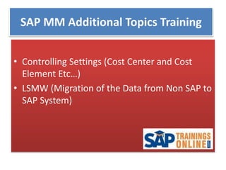 SAP MM Online Training Course | PPTX
