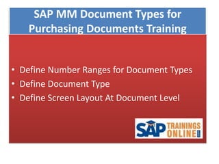 SAP MM Online Training Course | PPT
