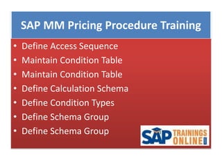 SAP MM Online Training Course | PPT