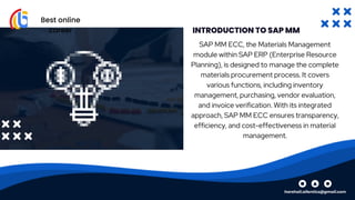 SAP MM Online Training | PPT