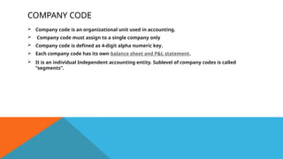 SAP MATERIAL MANAGEMENT ORGANIZATION STRUCTURE | PPTX
