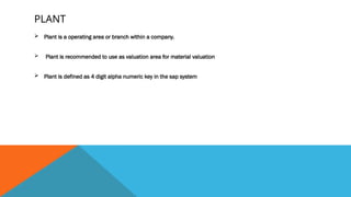 SAP MATERIAL MANAGEMENT ORGANIZATION STRUCTURE | PPTX