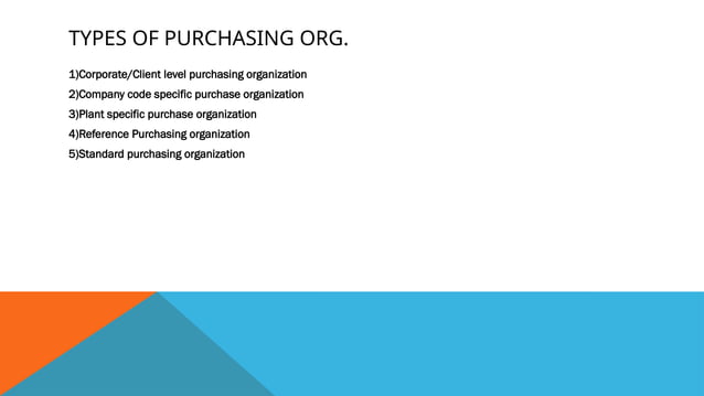 SAP MATERIAL MANAGEMENT ORGANIZATION STRUCTURE | PPTX