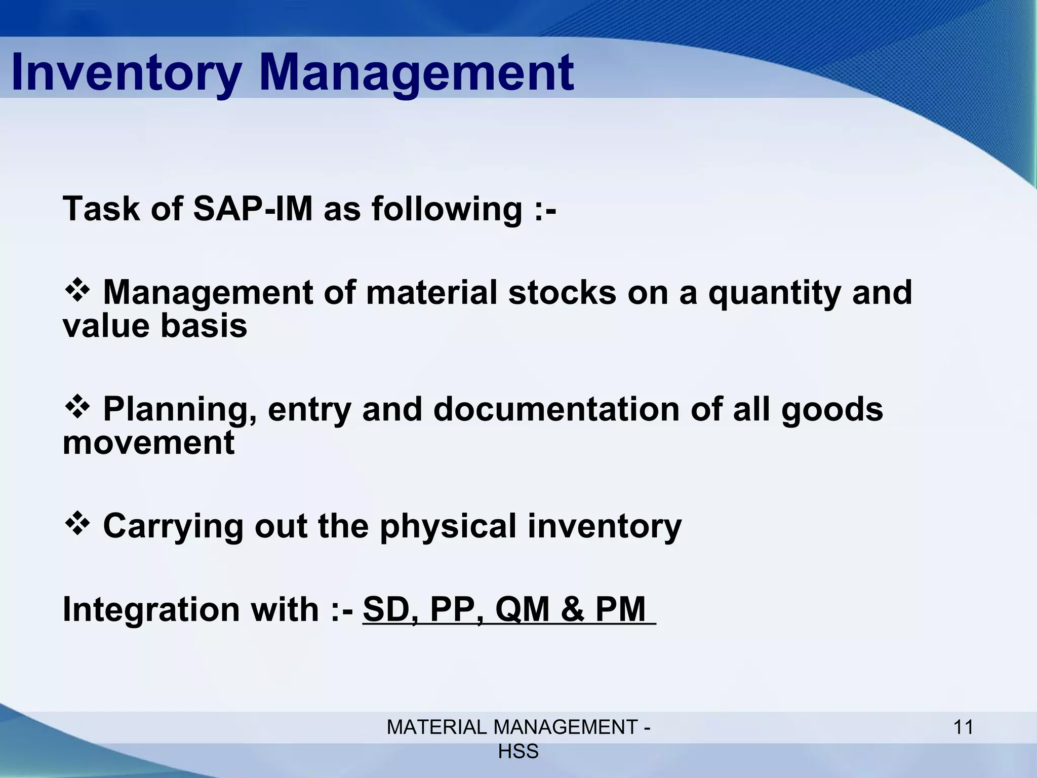 Sap MM Presentation | PPT