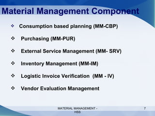 Sap MM Presentation | PPT