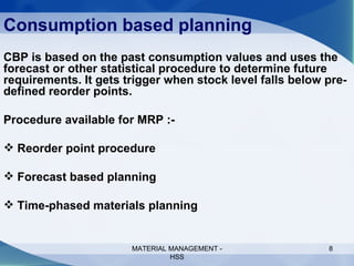 Sap MM Presentation | PPT