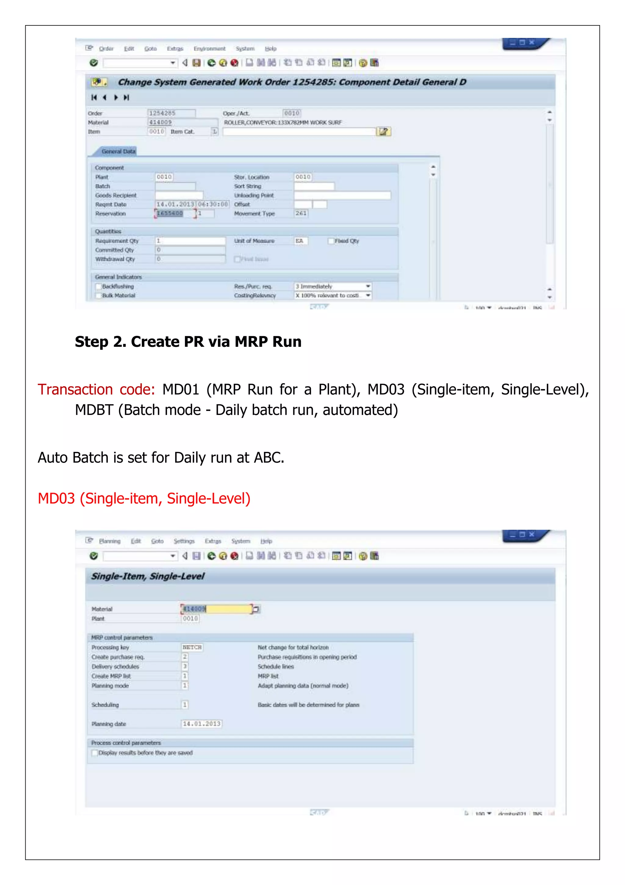 SAP MM Standard Business Processes | DOCX