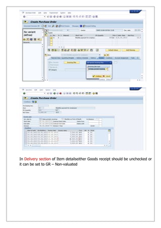 SAP MM Standard Business Processes | DOCX