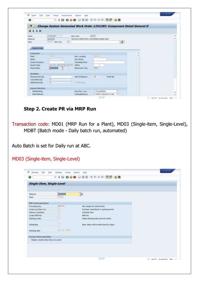 SAP MM Standard Business Processes | DOCX