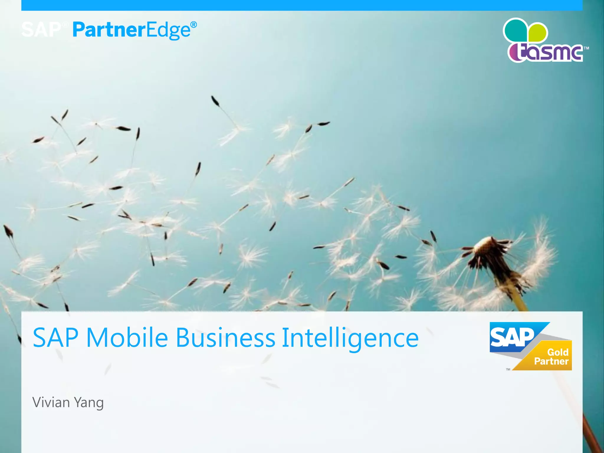 SAP Mobile Business Intelligence | PPT