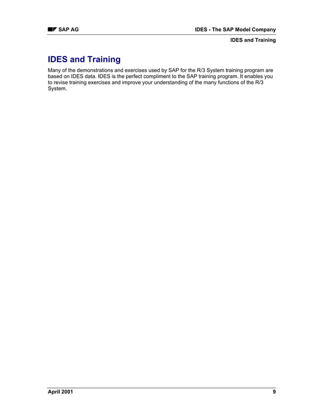 Sap model company | PDF | Operating Systems | Computer Software and Applications