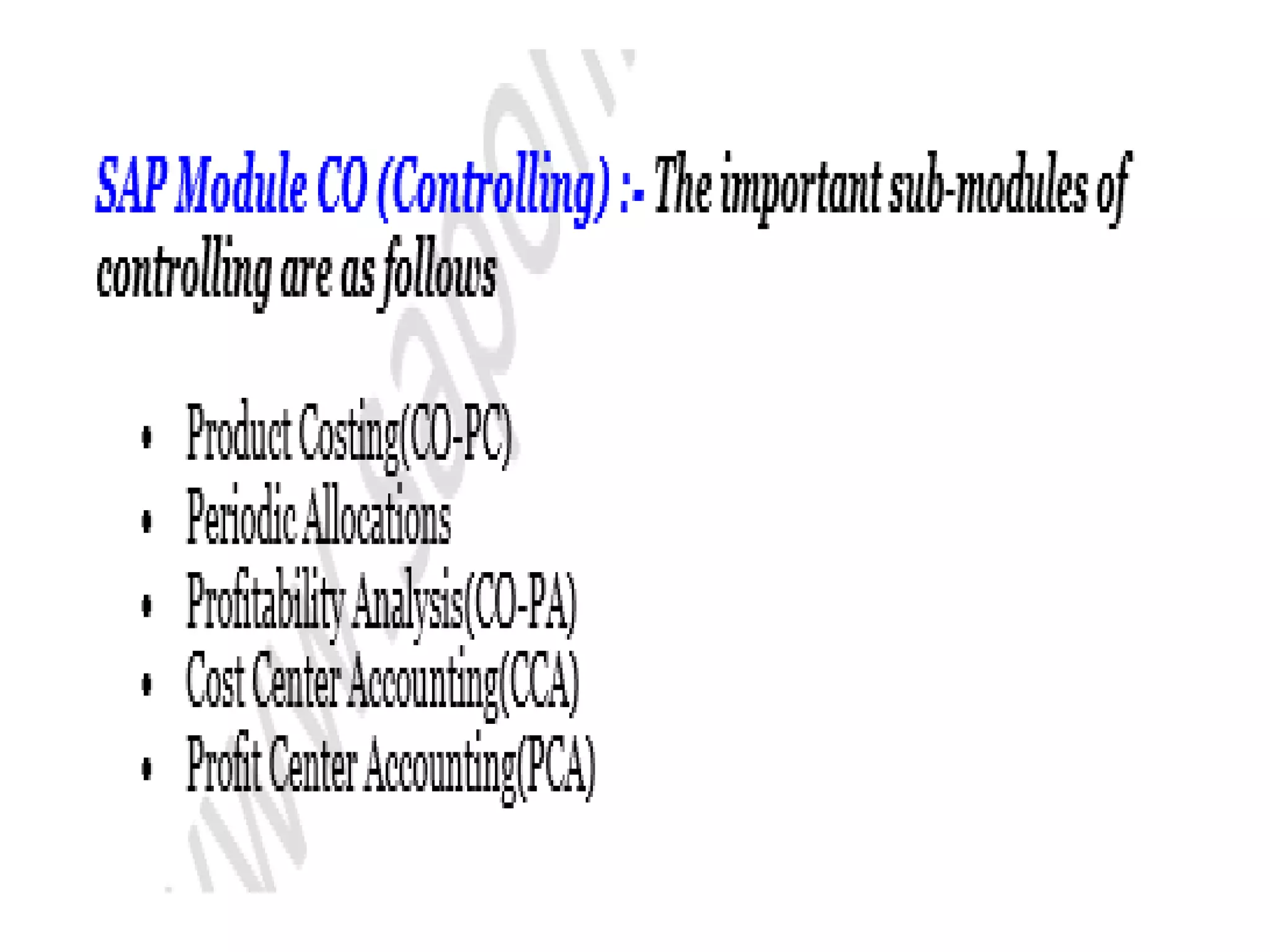 Sap modules overview | PPT