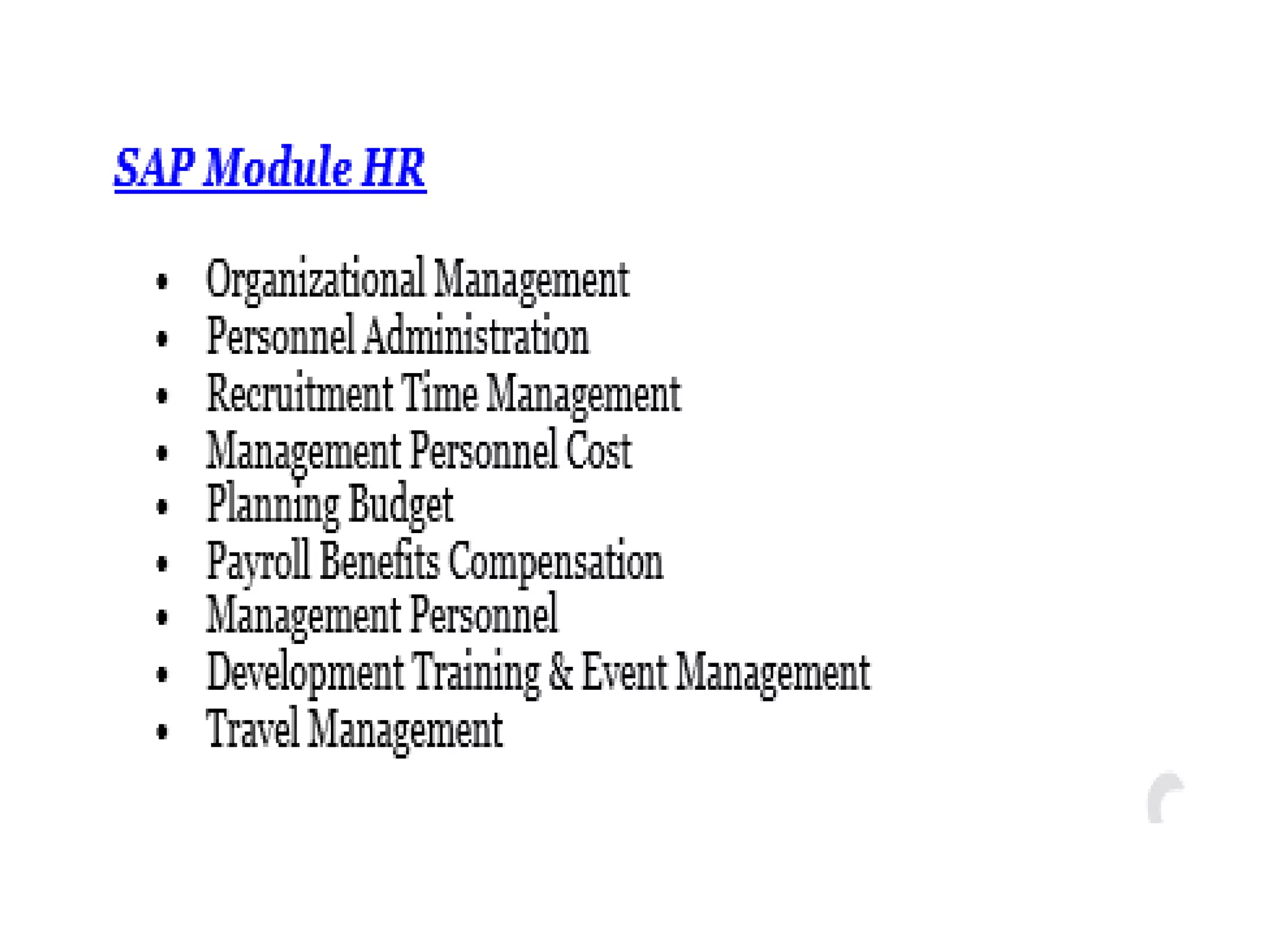 Sap modules overview | PPT | Free Download