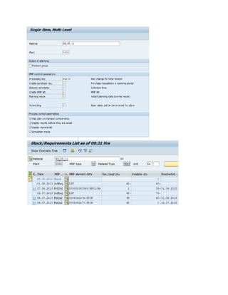 Sap mpn功能介绍 | PDF | Logistics | Business