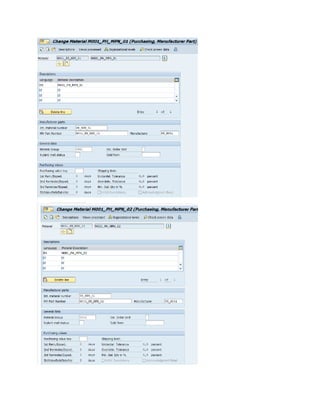 Sap mpn功能介绍 | PDF | Logistics | Business