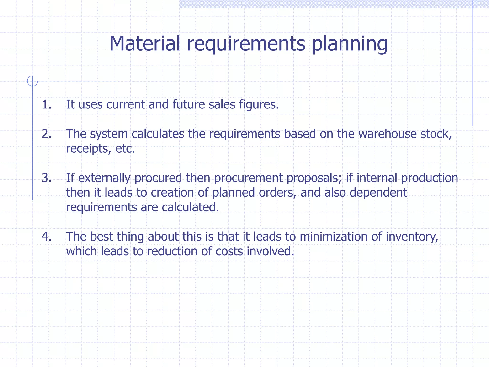 Sap MRP materials requirements planning | PDF