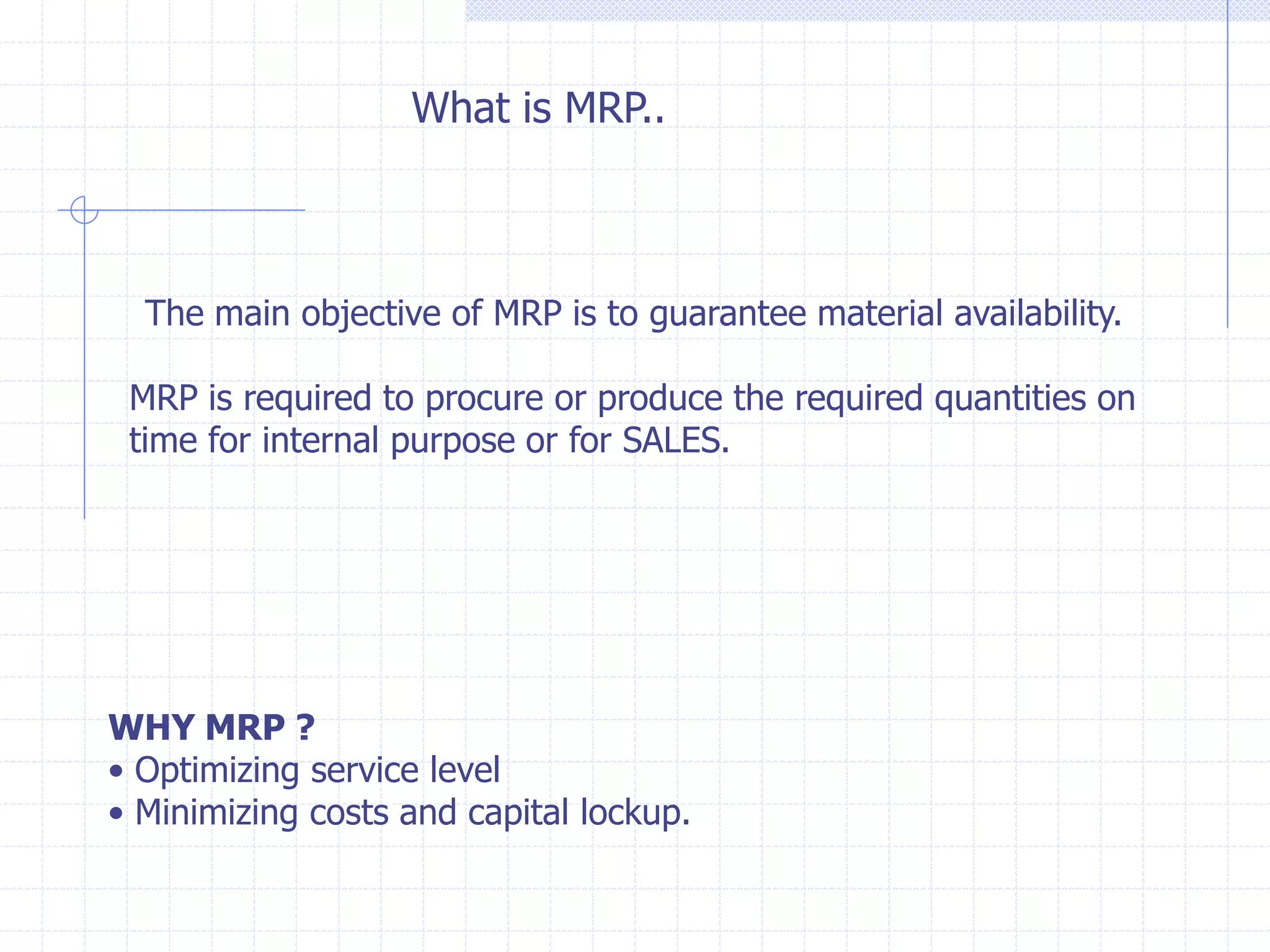 Sap MRP materials requirements planning | PDF