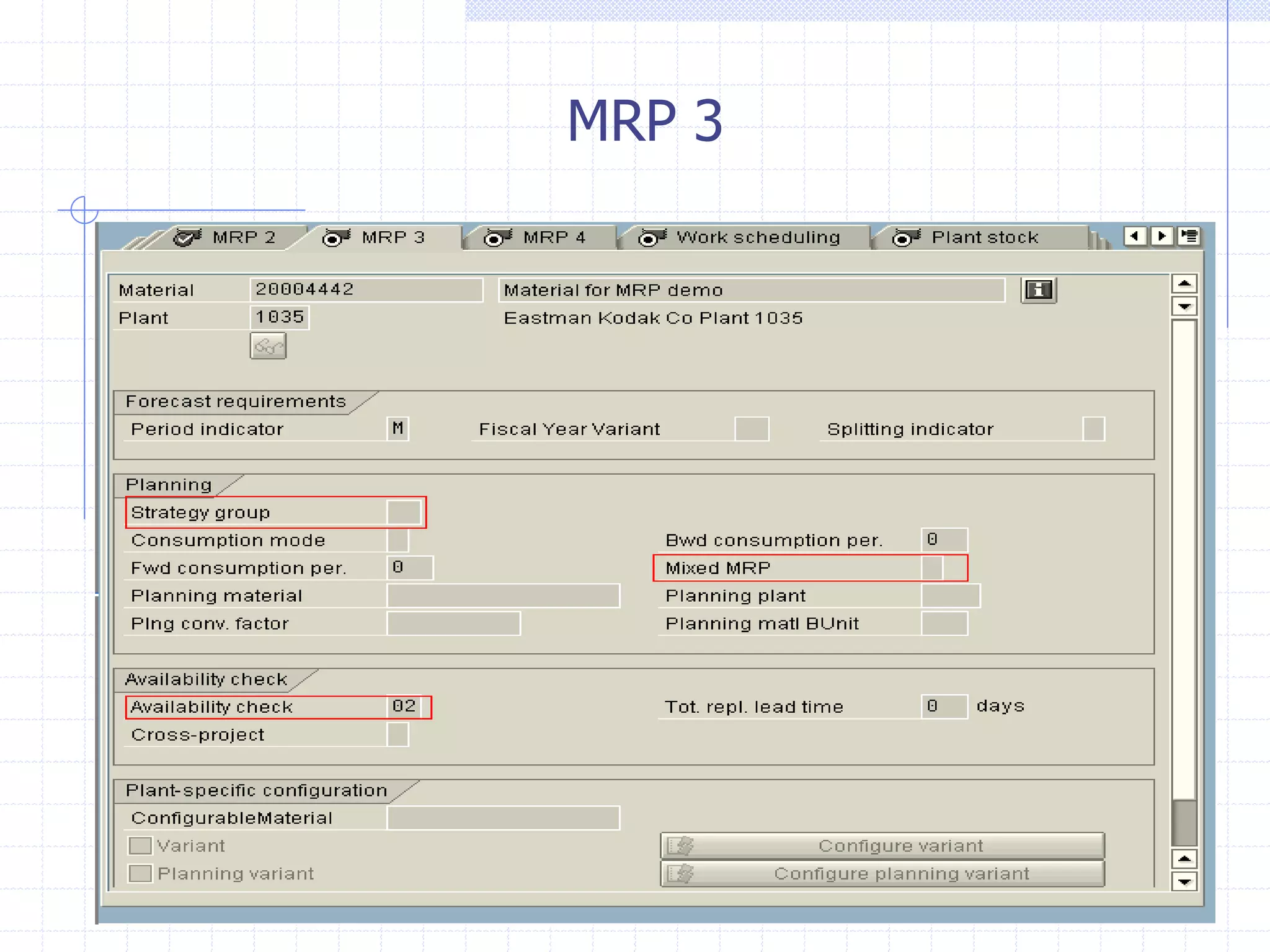 Sap MRP materials requirements planning | PDF