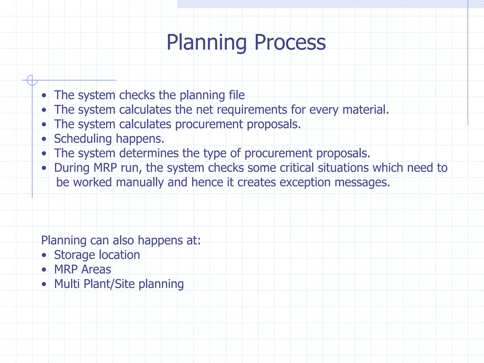 Sap MRP materials requirements planning | PDF