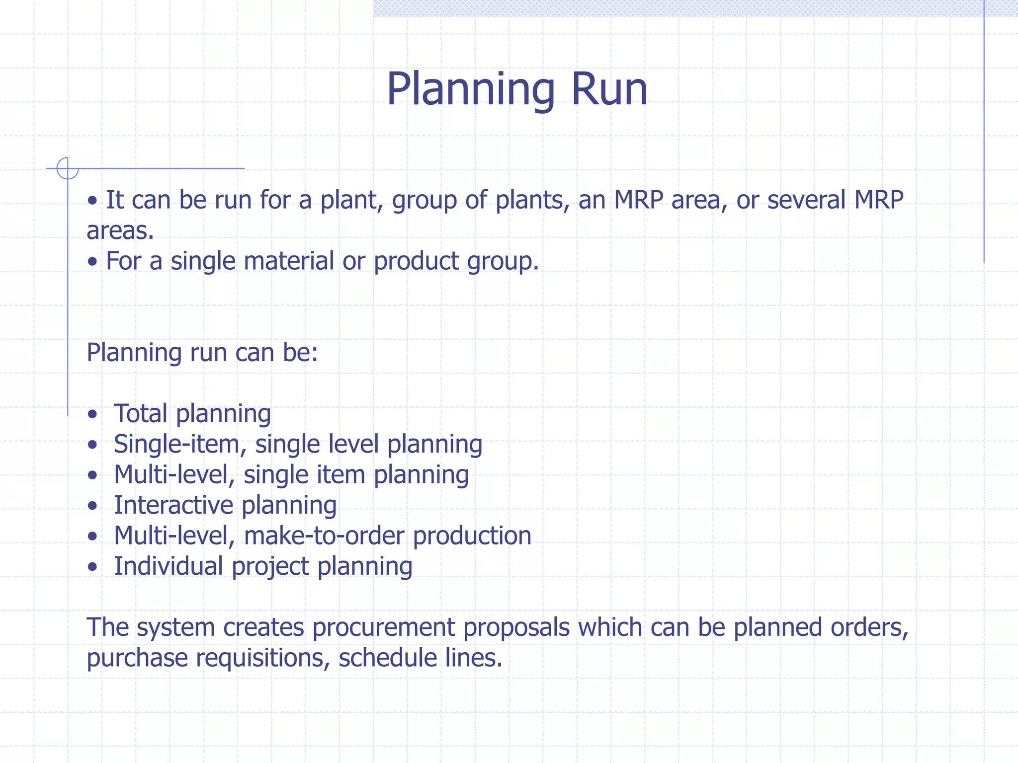 Sap MRP materials requirements planning | PDF