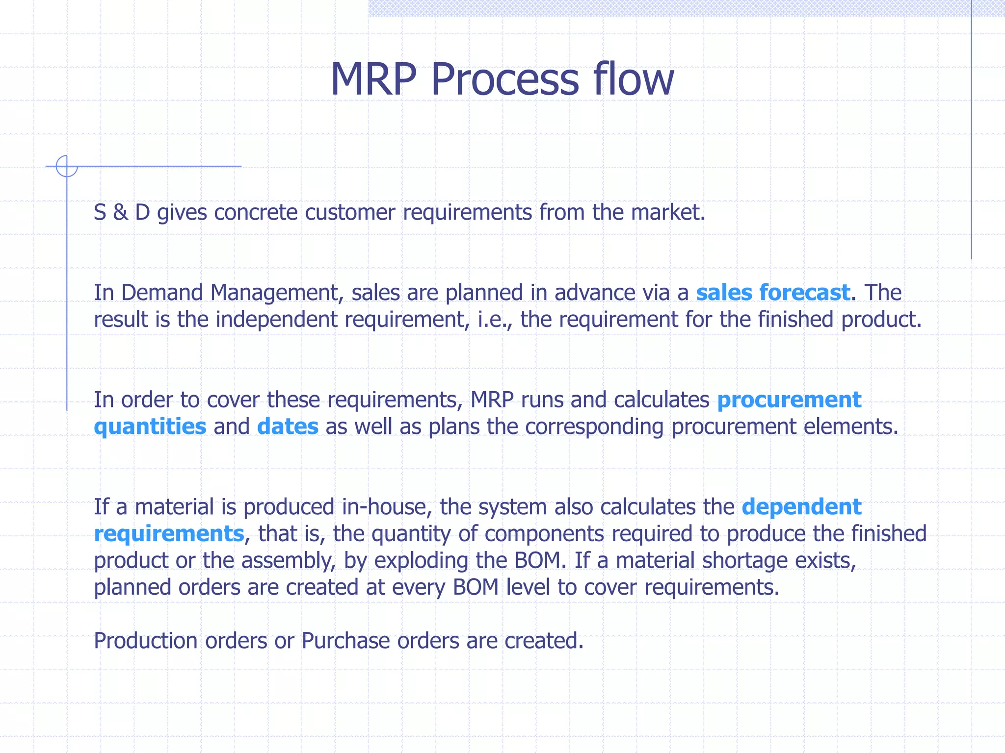 Sap MRP materials requirements planning | PDF