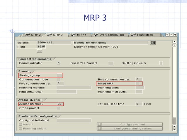 Sap MRP materials requirements planning | PDF | Logistics | Business