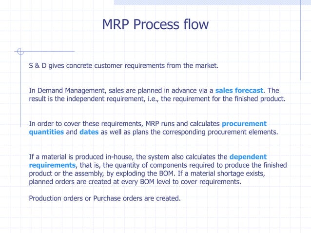 Sap MRP materials requirements planning | PDF | Logistics | Business