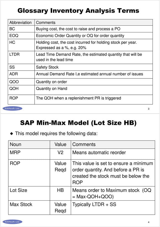Sap mrp hb ex 2017 09 rev 4 | PDF